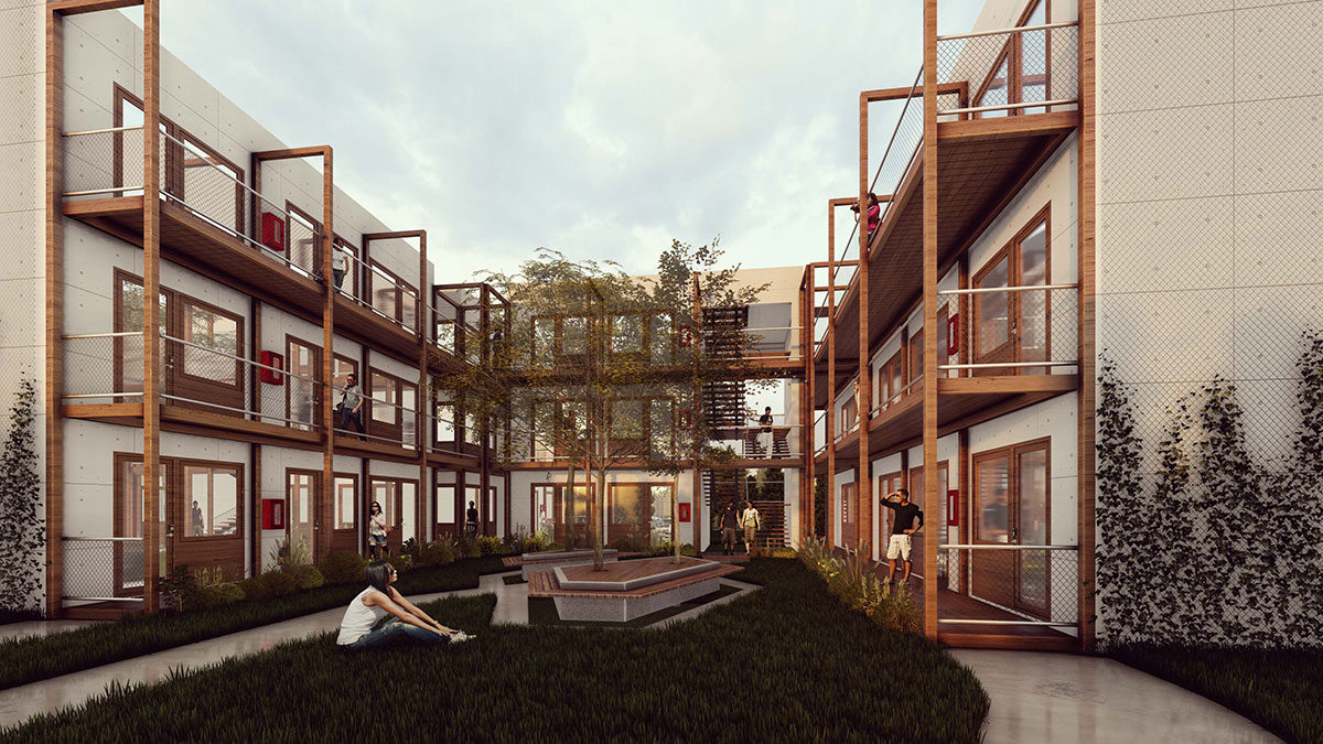Courtyard Student Dorm – Dearborn, MI, US - KMA Atelier